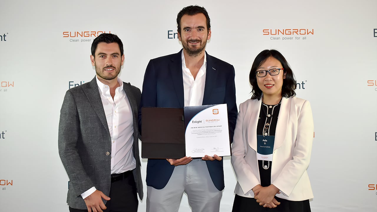 Enlight se convierte en el primer Service Partner de Sungrow en LATAM